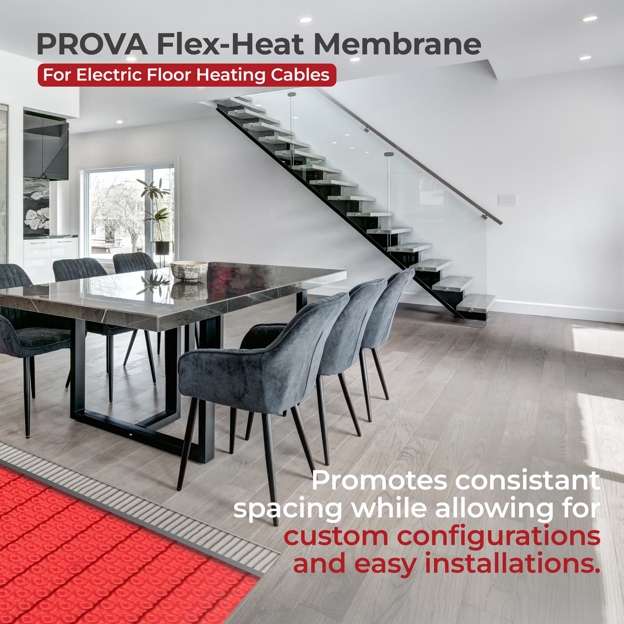 Heated Floor Uncoupling Membranes for Sale ☑️ Best Prices